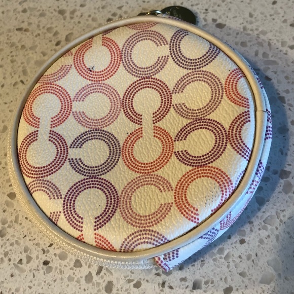 Coach | Bags | Coach Waverly Round Coin Purse | Poshmark